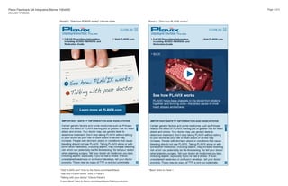 Plavix Banner 1 | PDF | Heart and Cardiovascular Diseases | Diseases ...