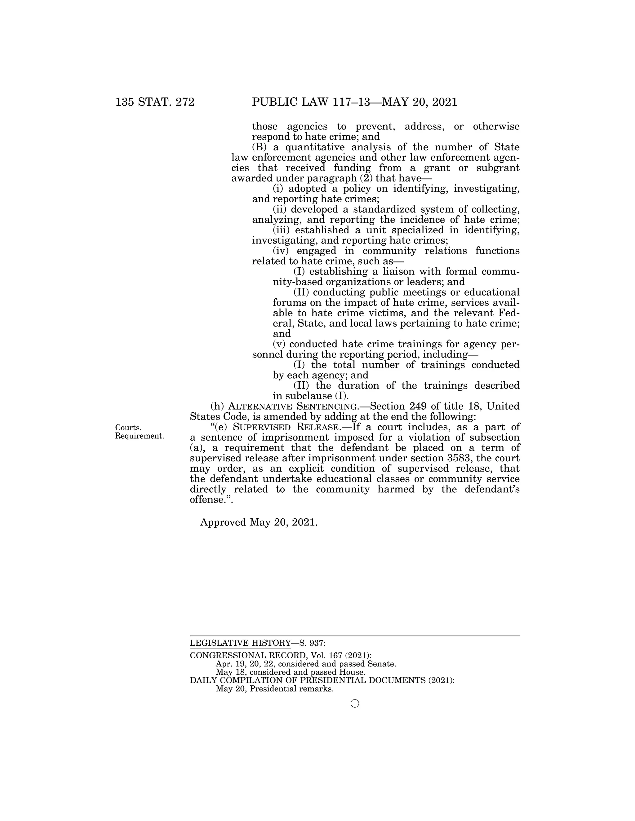 COVID-19 Hate Crimes Act | PDF