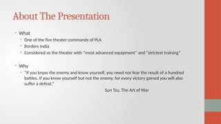 PLA Transformation from Theatre Command Mode to Combined Armed Brigades ...