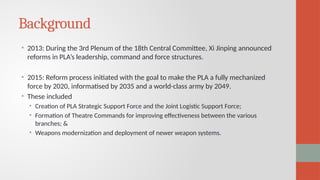 PLA Transformation from Theatre Command Mode to Combined Armed Brigades ...