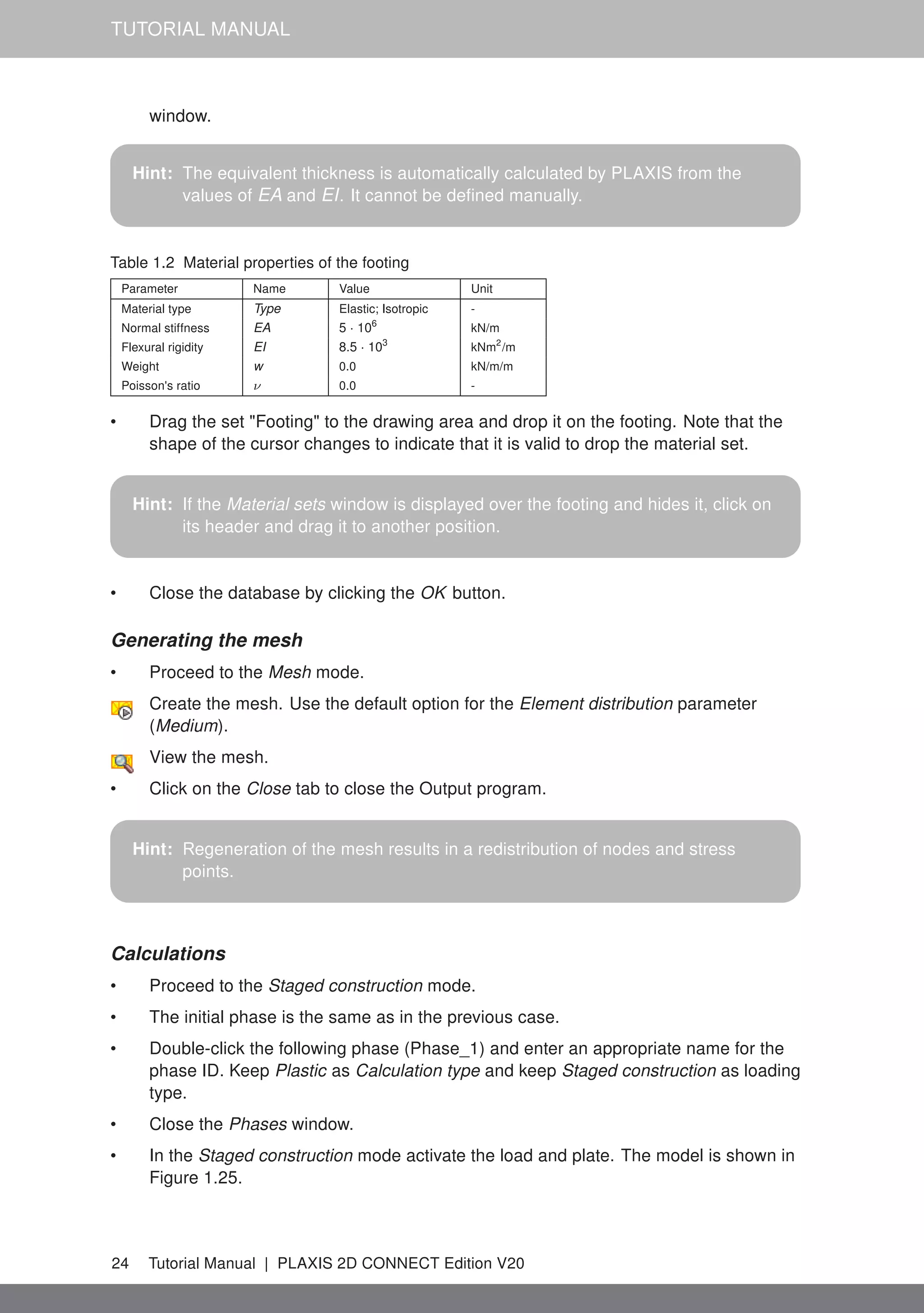 Plaxis 2d tutorial manual | PDF