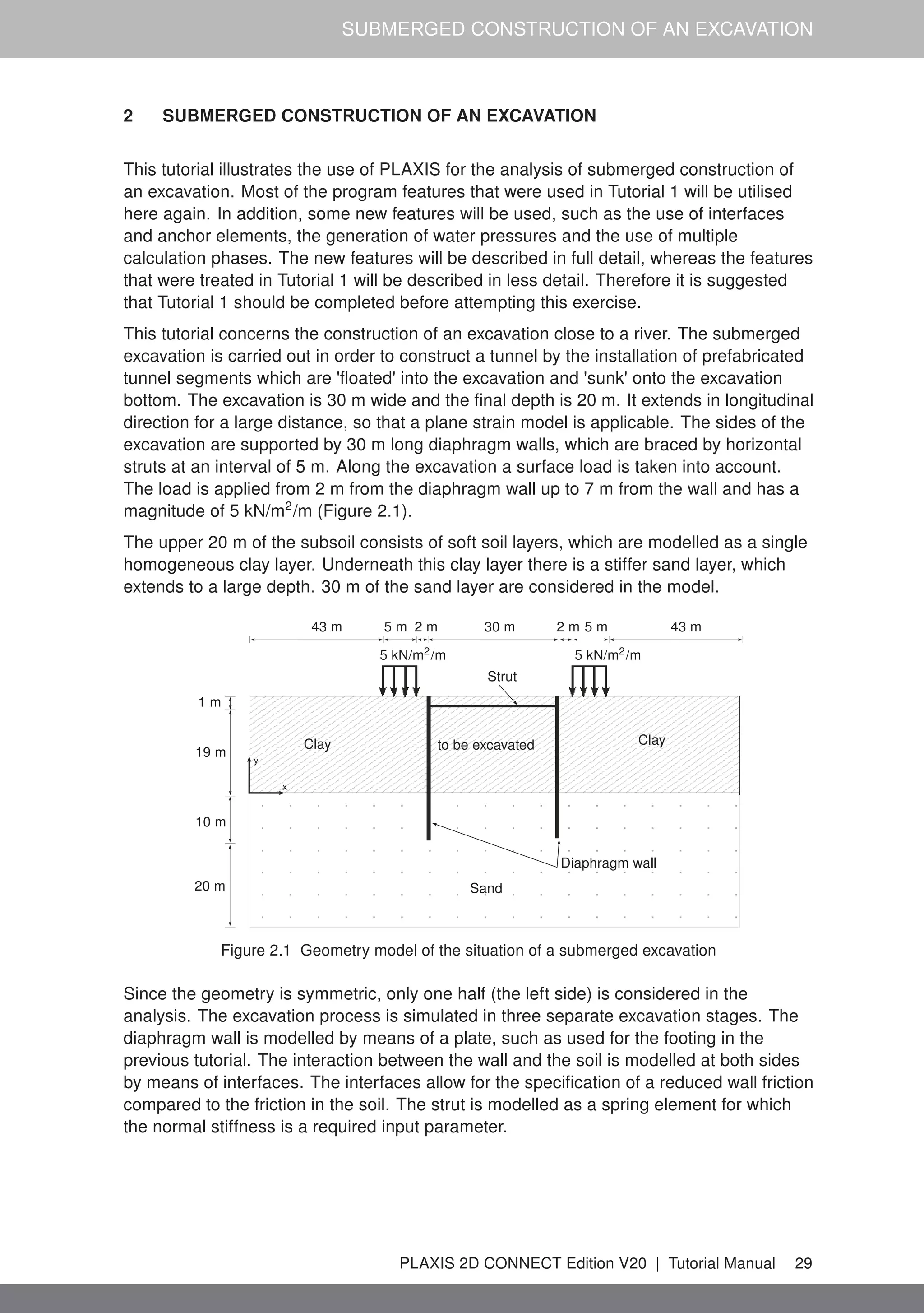Plaxis 2d tutorial manual | PDF
