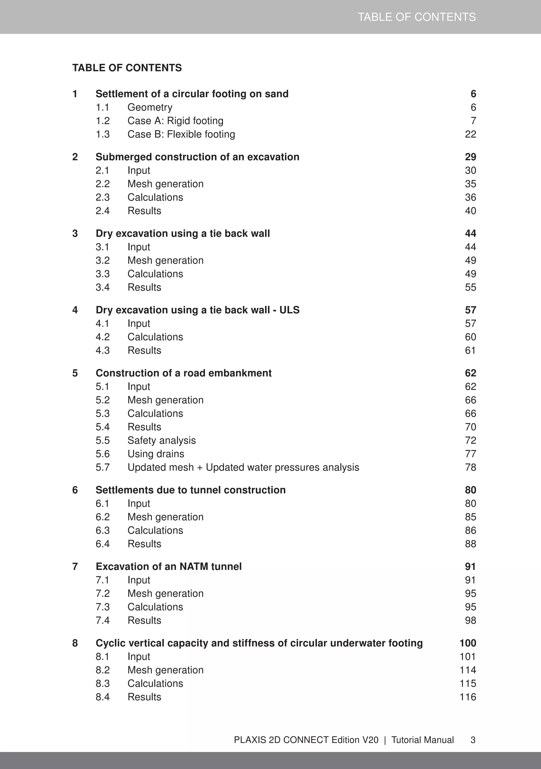 Plaxis 2d tutorial manual | PDF