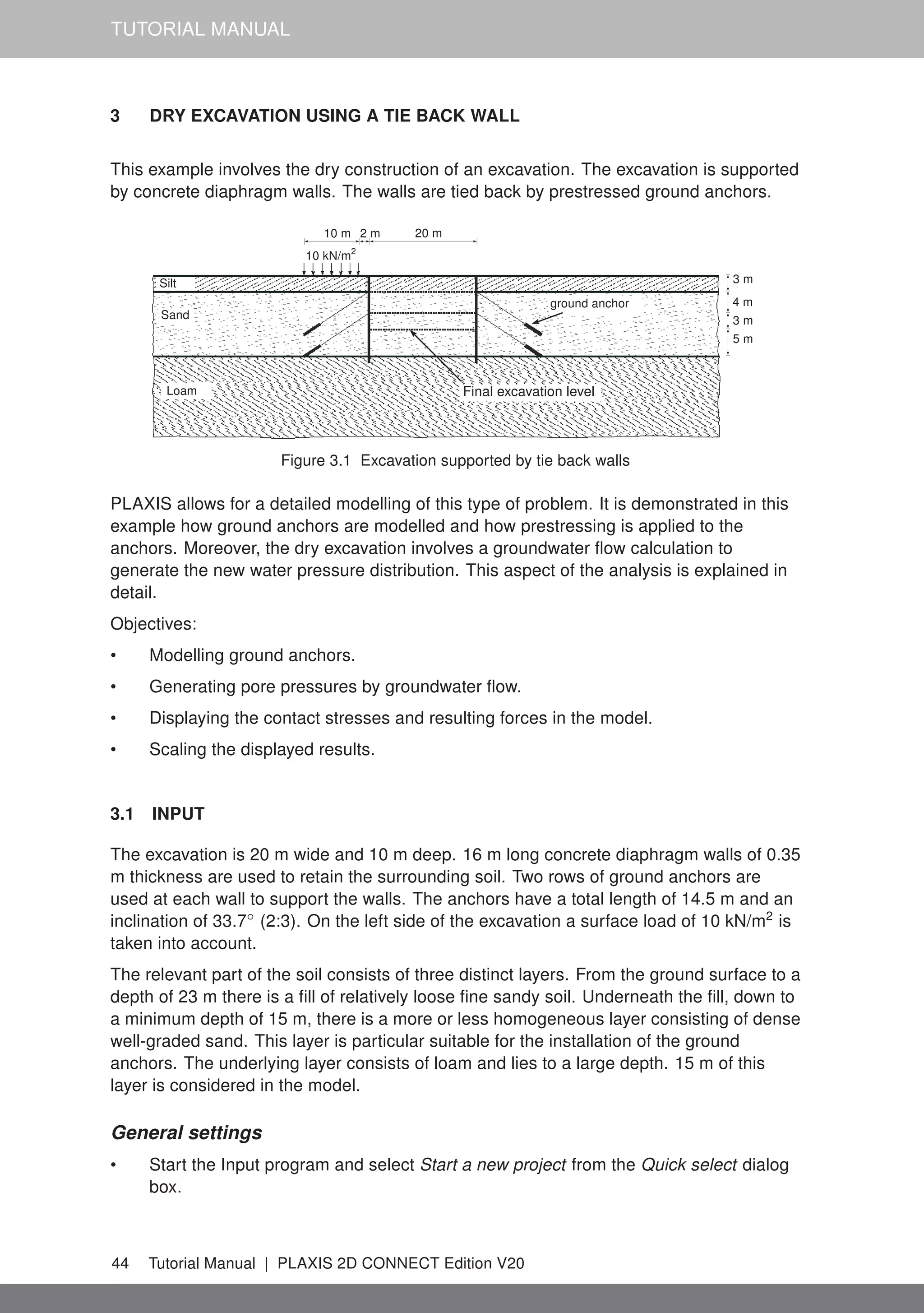 Plaxis 2d tutorial manual | PDF