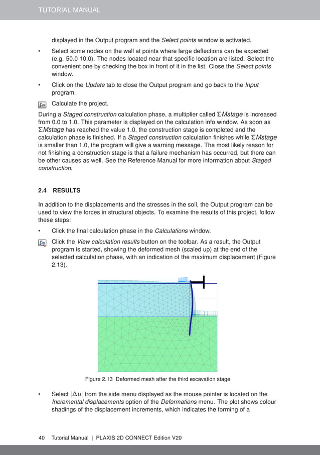 Plaxis 2d tutorial manual | PDF