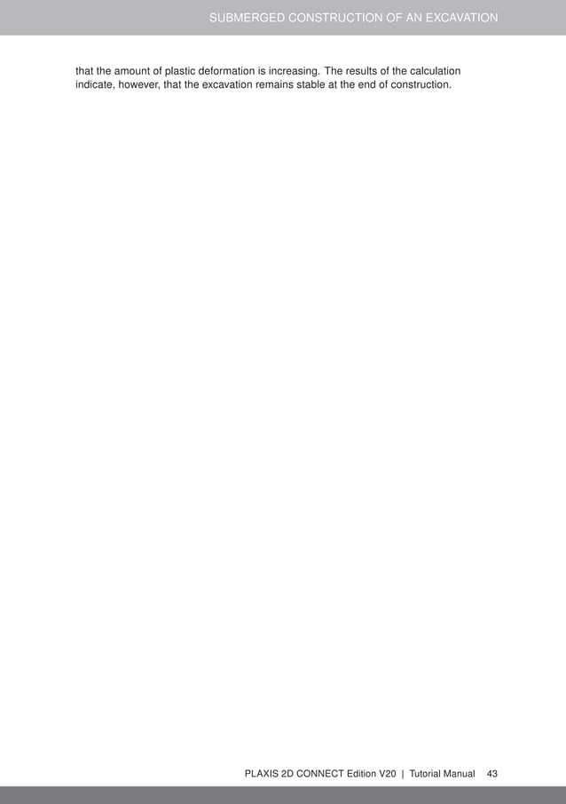 Plaxis 2d tutorial manual | PDF