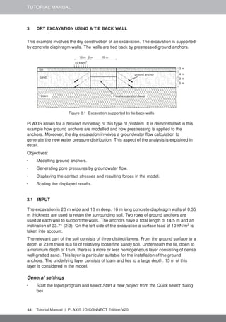 Plaxis 2d tutorial manual | PDF