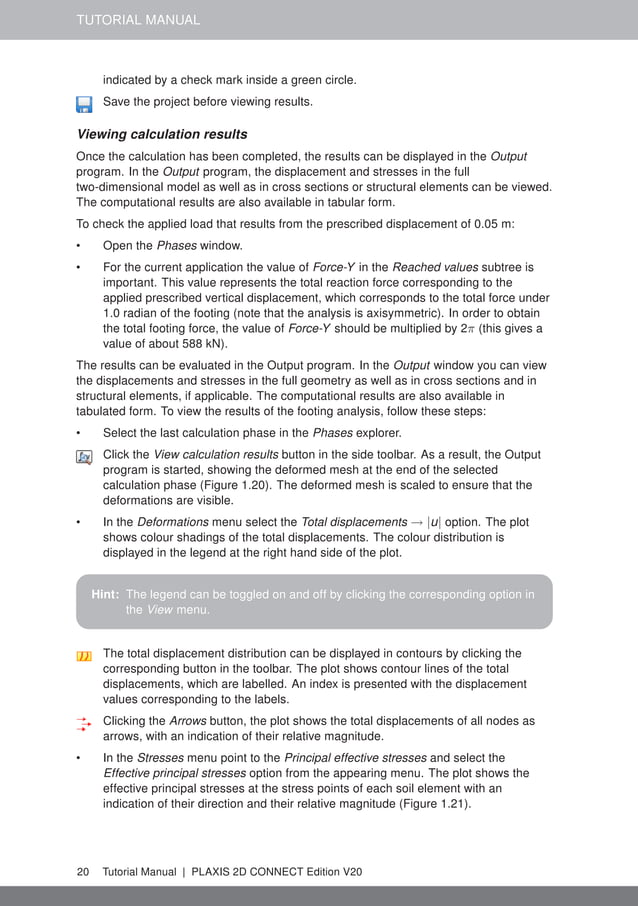 Plaxis 2 d tutorial | PDF