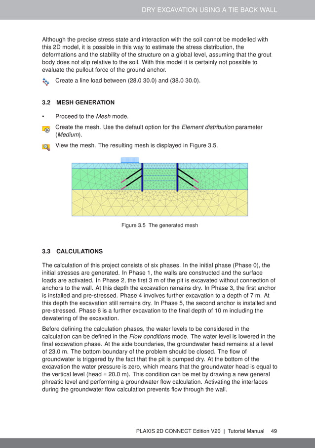 Plaxis 2 d tutorial | PDF