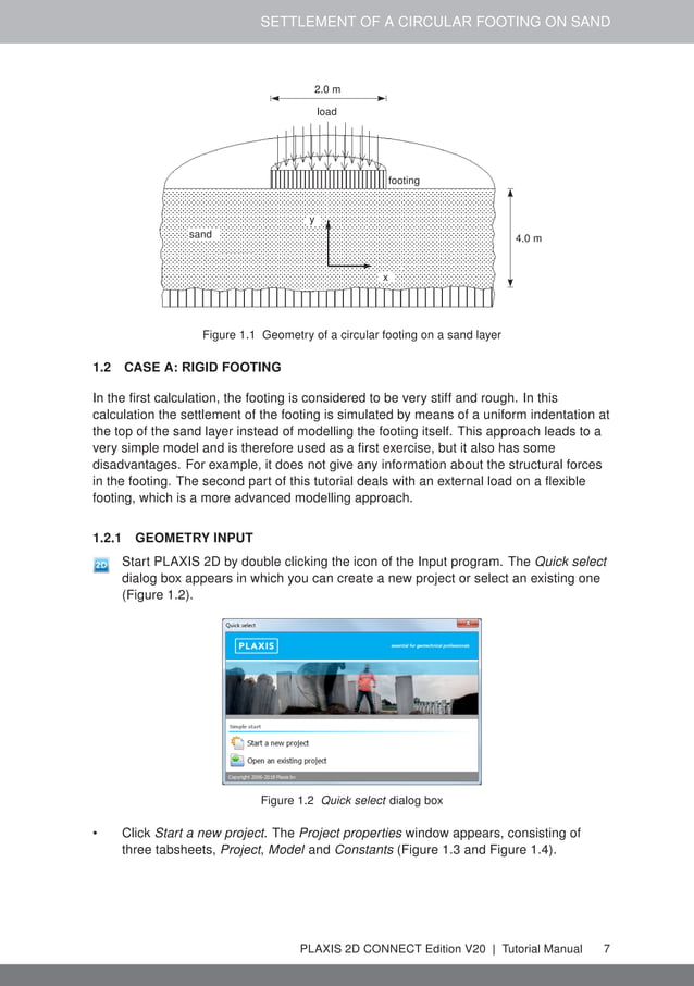 Plaxis 2 d tutorial | PDF