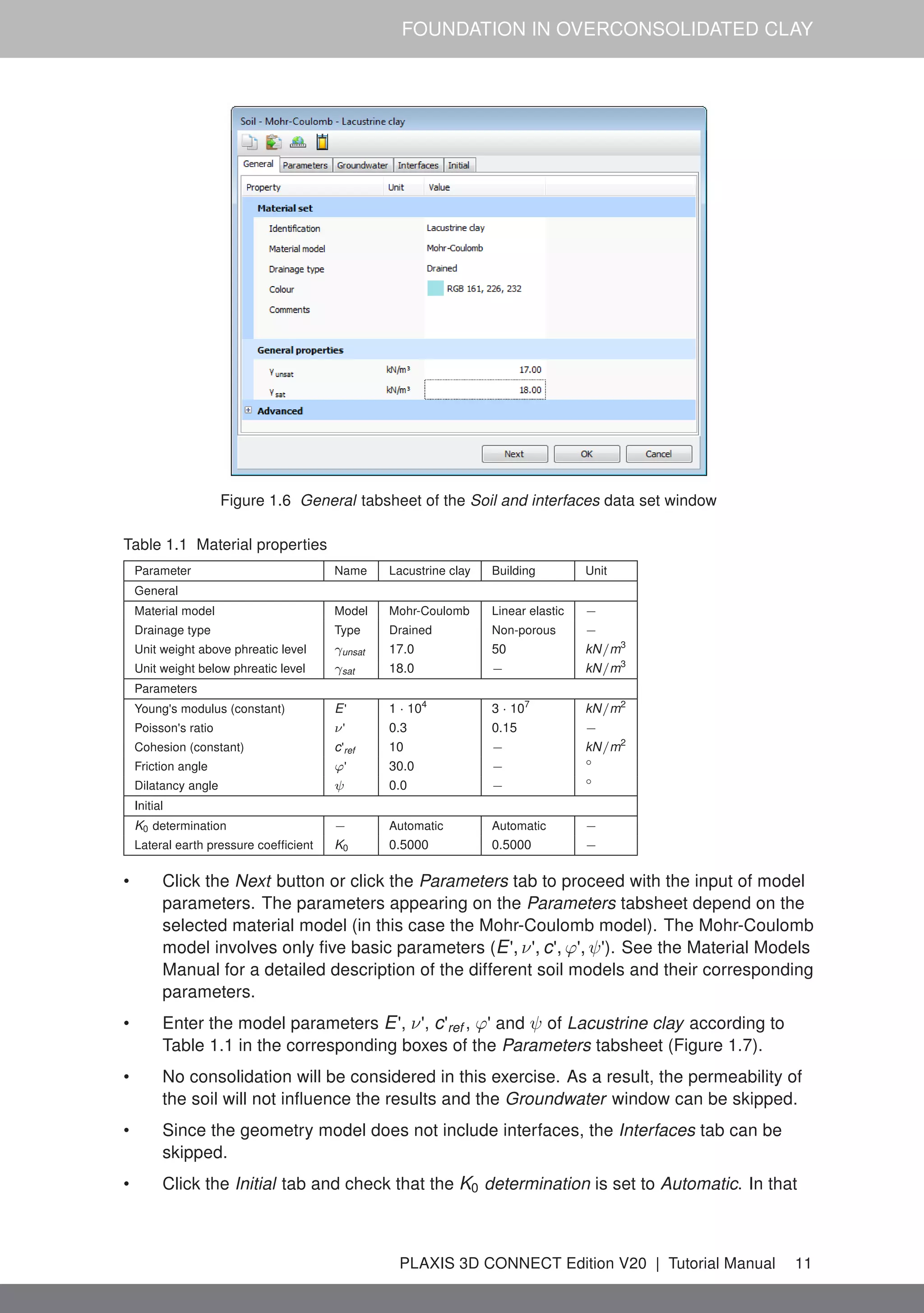 Plaxis 3d tutorial manual | PDF