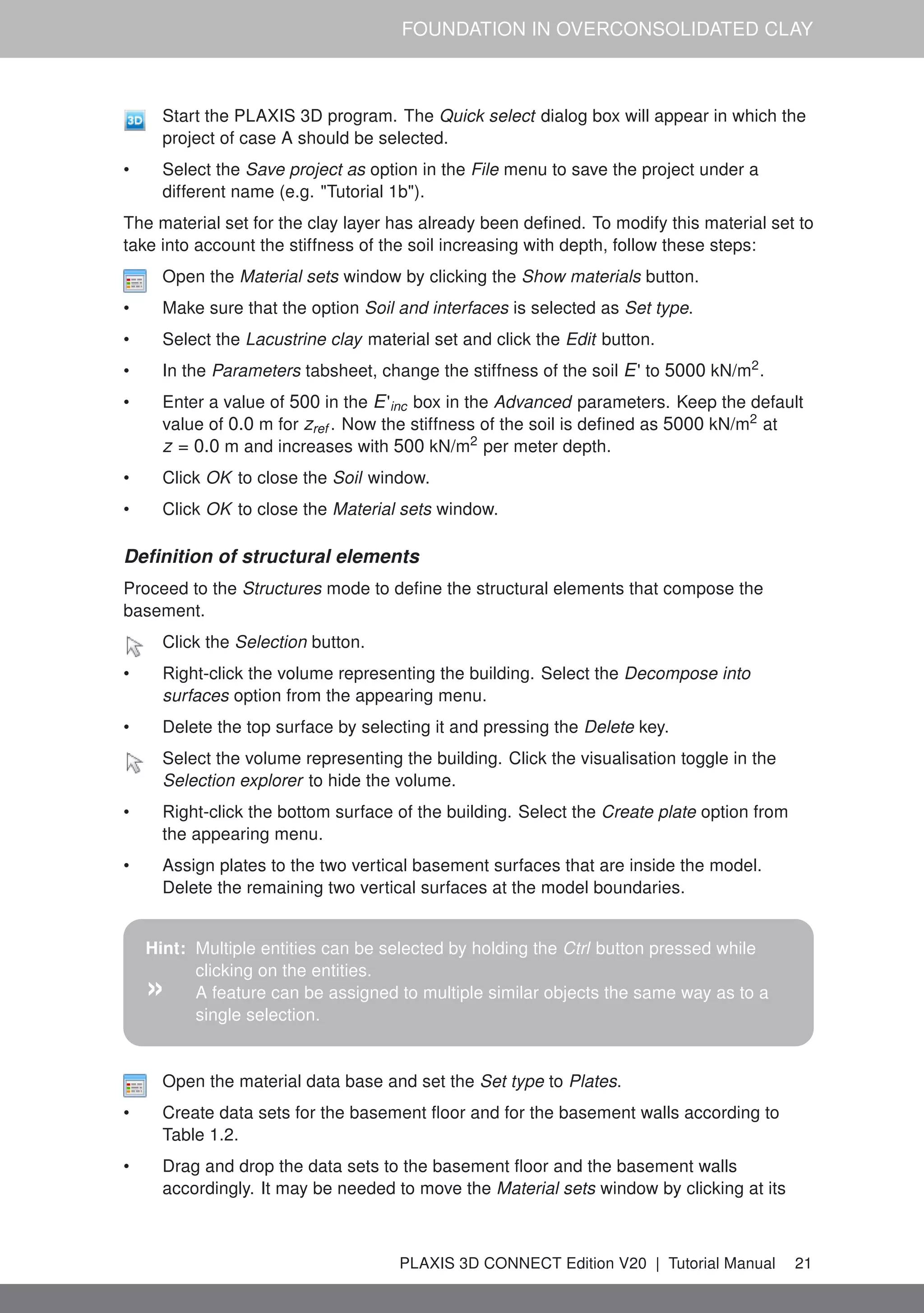 Plaxis 3d tutorial manual | PDF