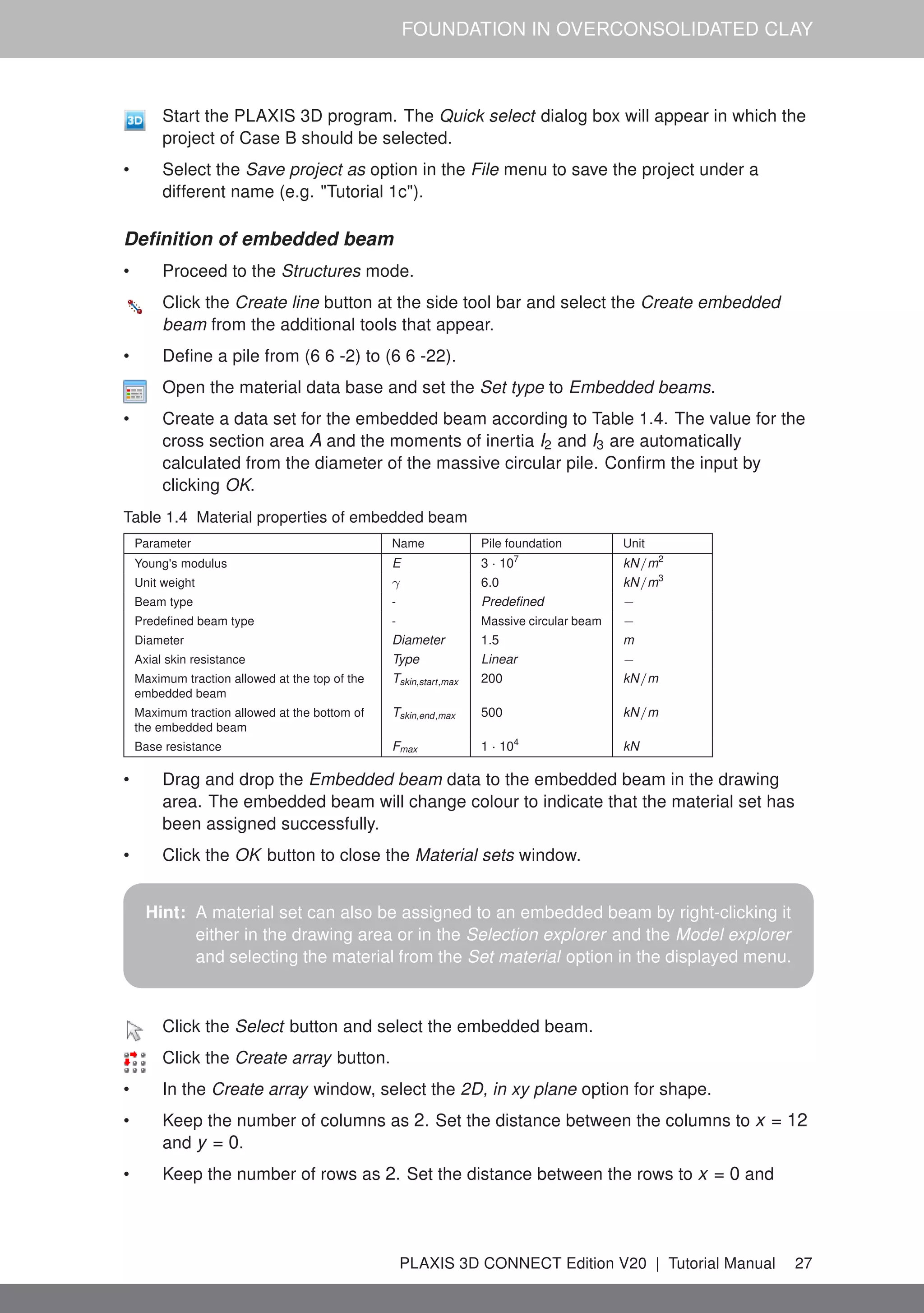 Plaxis 3d tutorial manual | PDF
