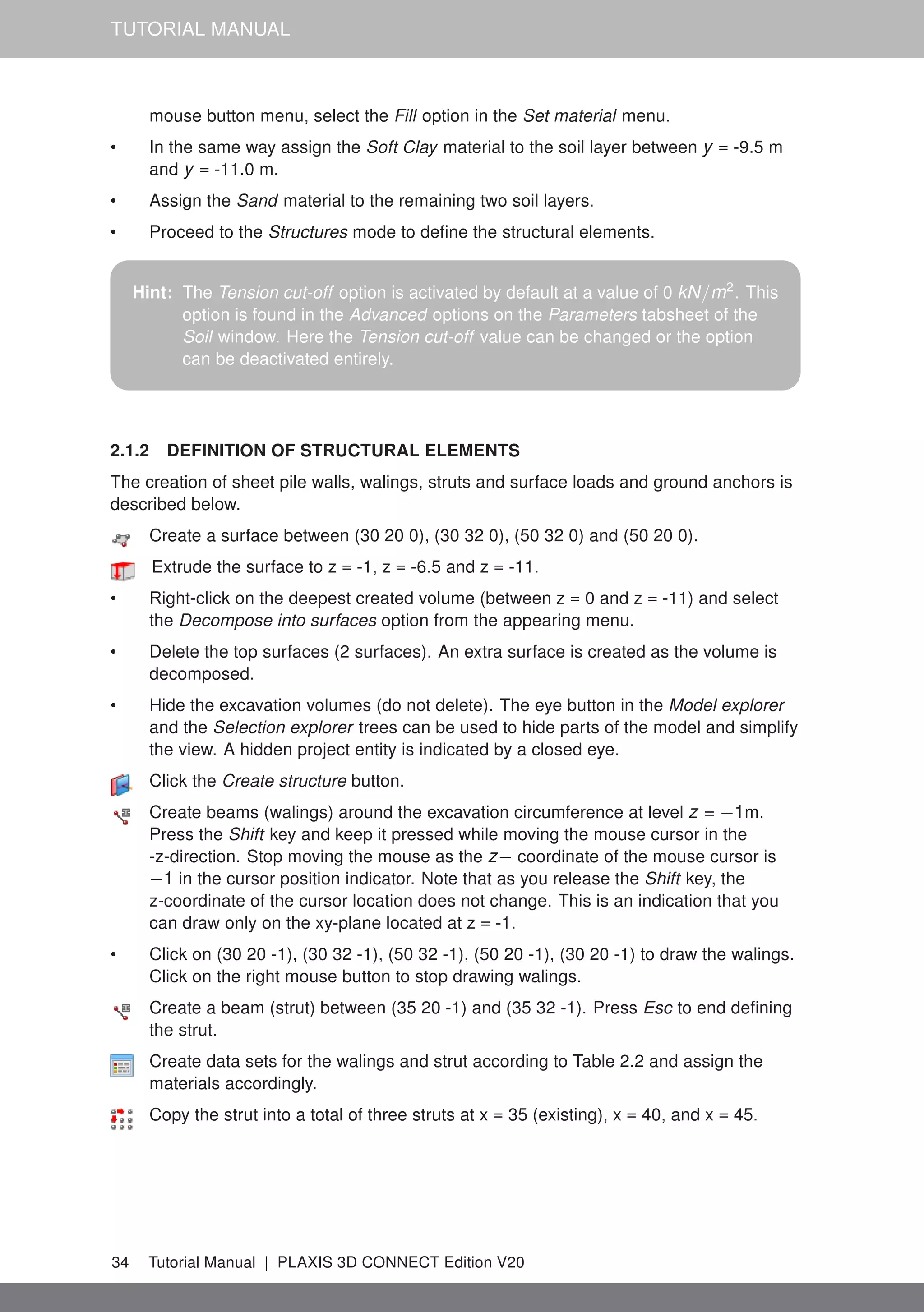 Plaxis 3d tutorial manual | PDF