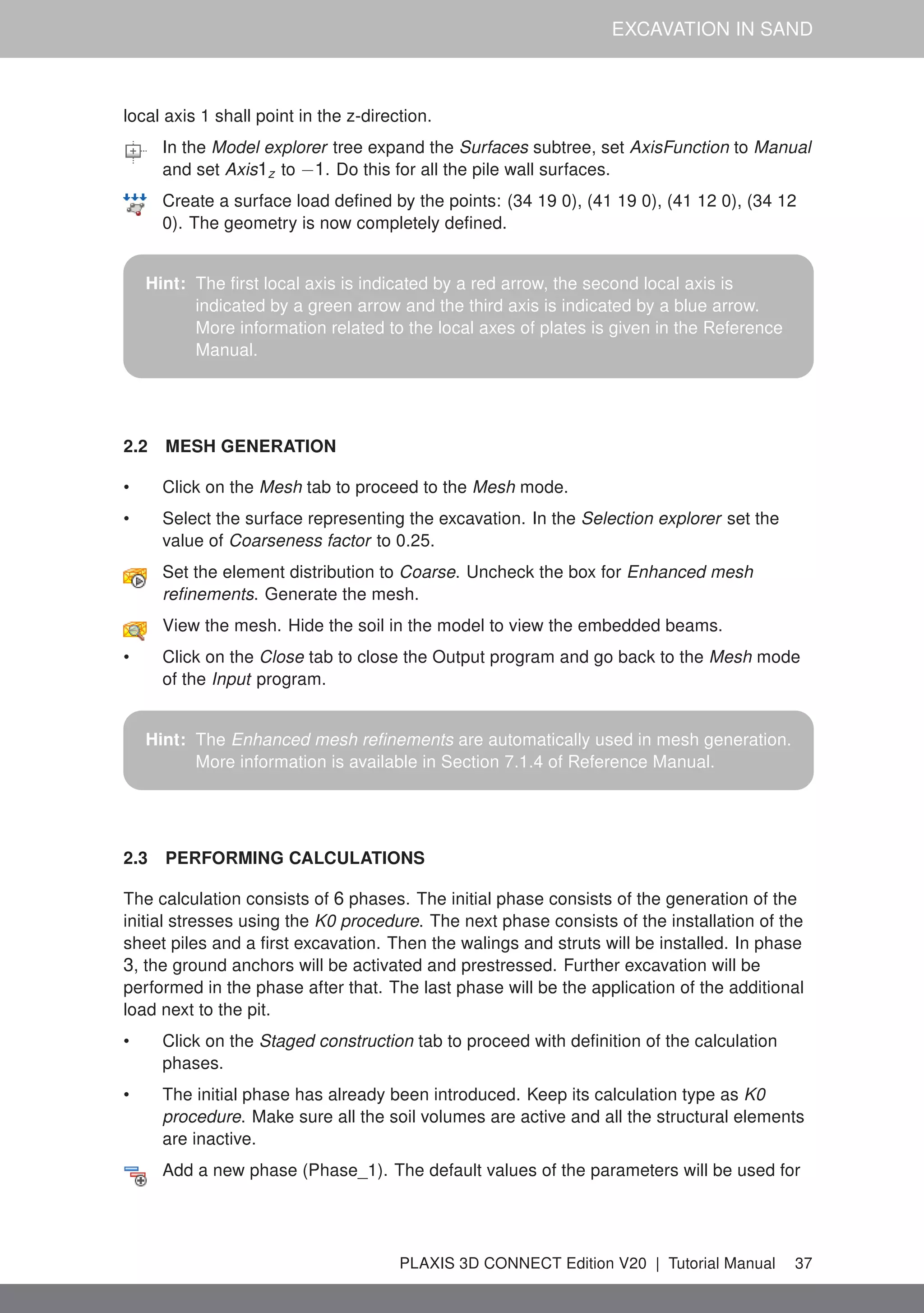 Plaxis 3d tutorial manual | PDF