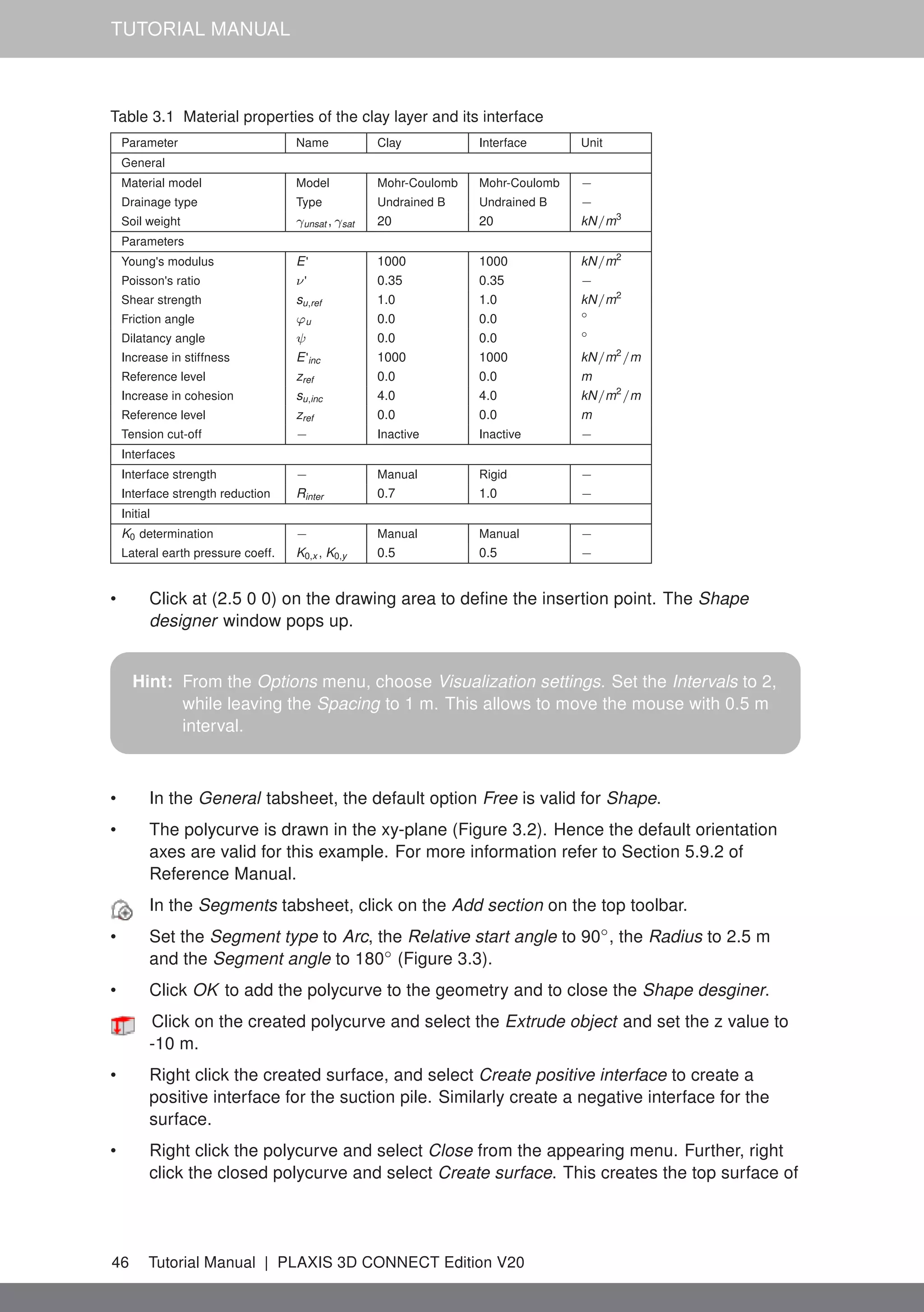 Plaxis 3d tutorial manual | PDF