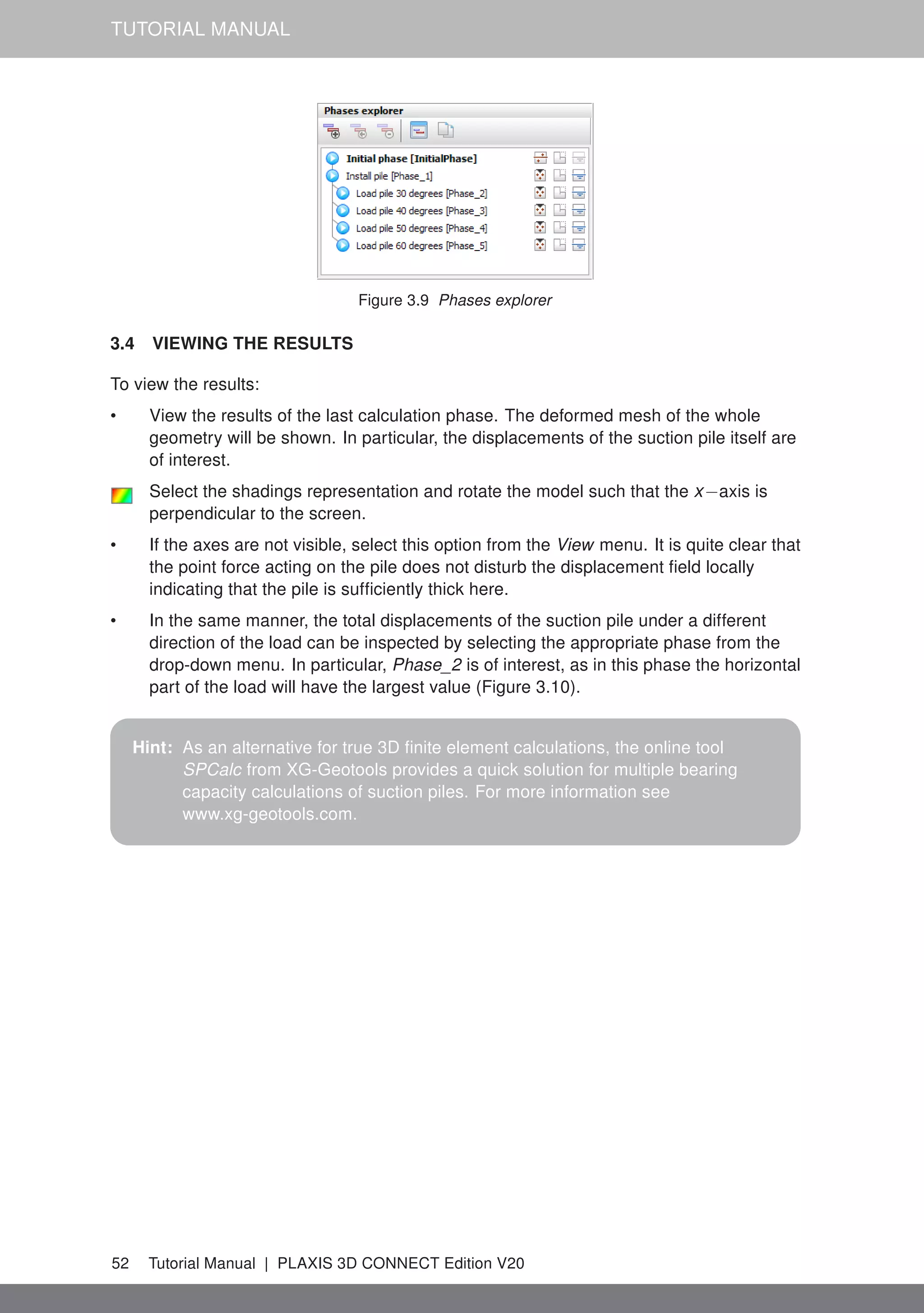 Plaxis 3d tutorial manual | PDF