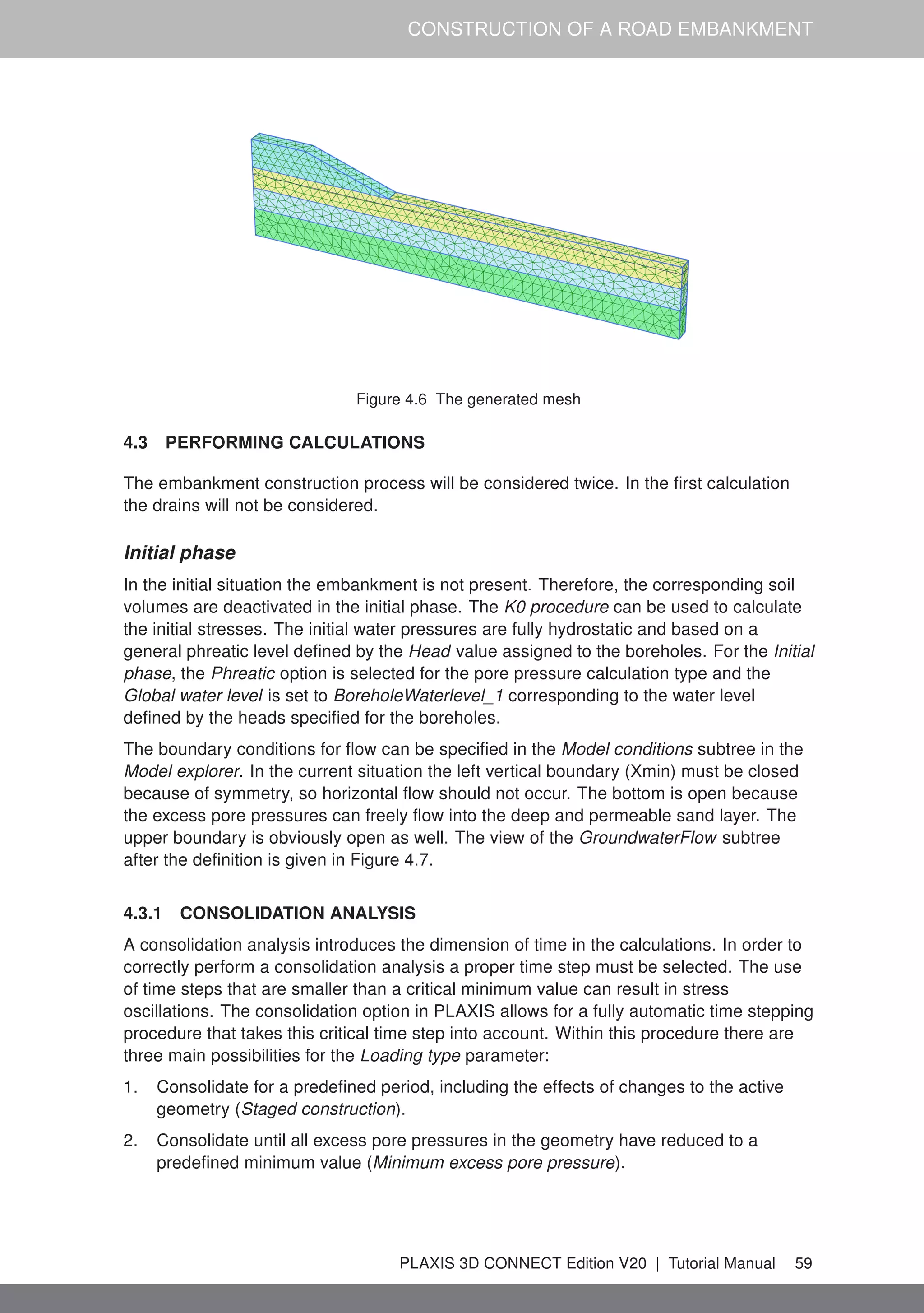 Plaxis 3d tutorial manual | PDF
