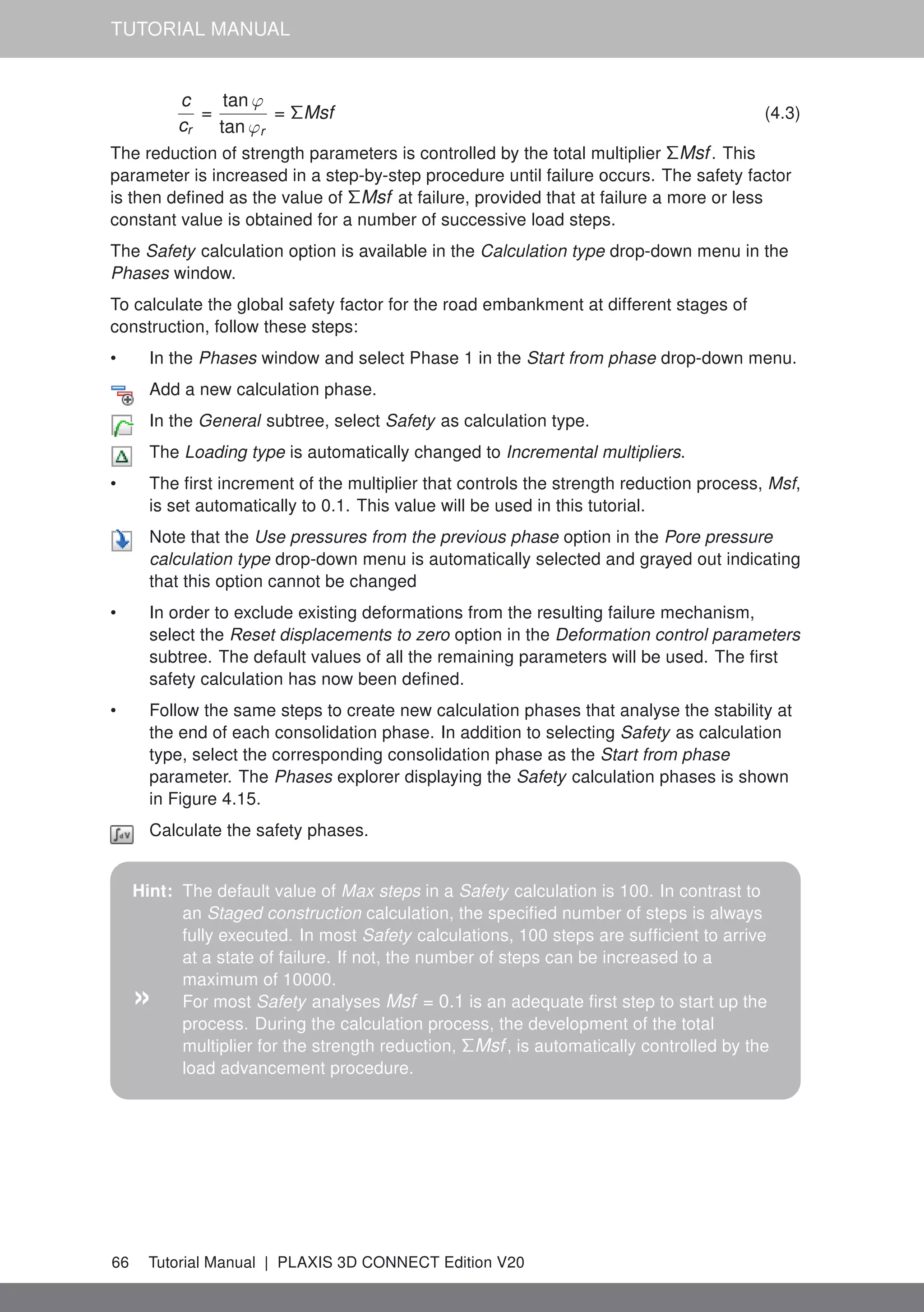 Plaxis 3d tutorial manual | PDF