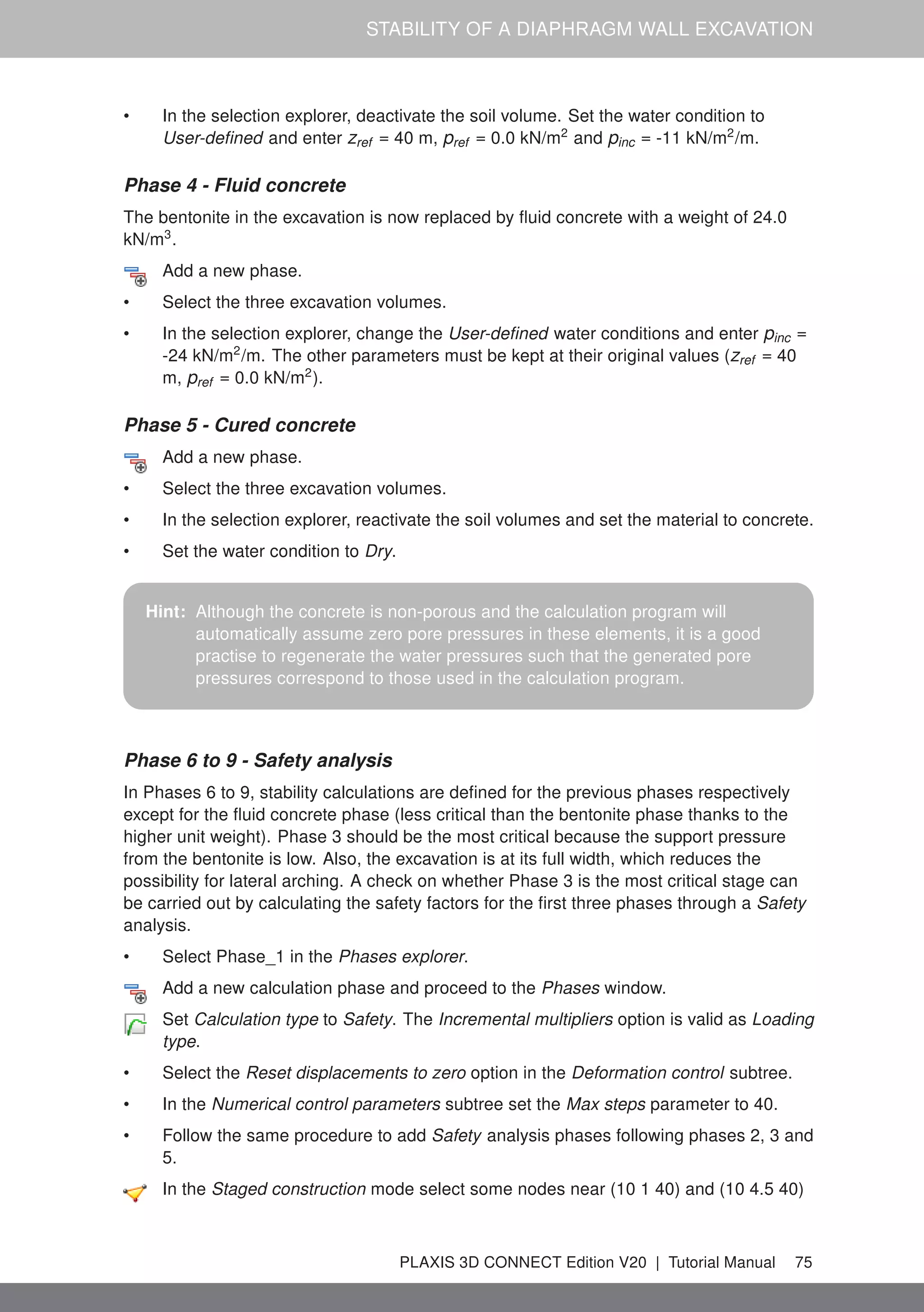 Plaxis 3d tutorial manual | PDF