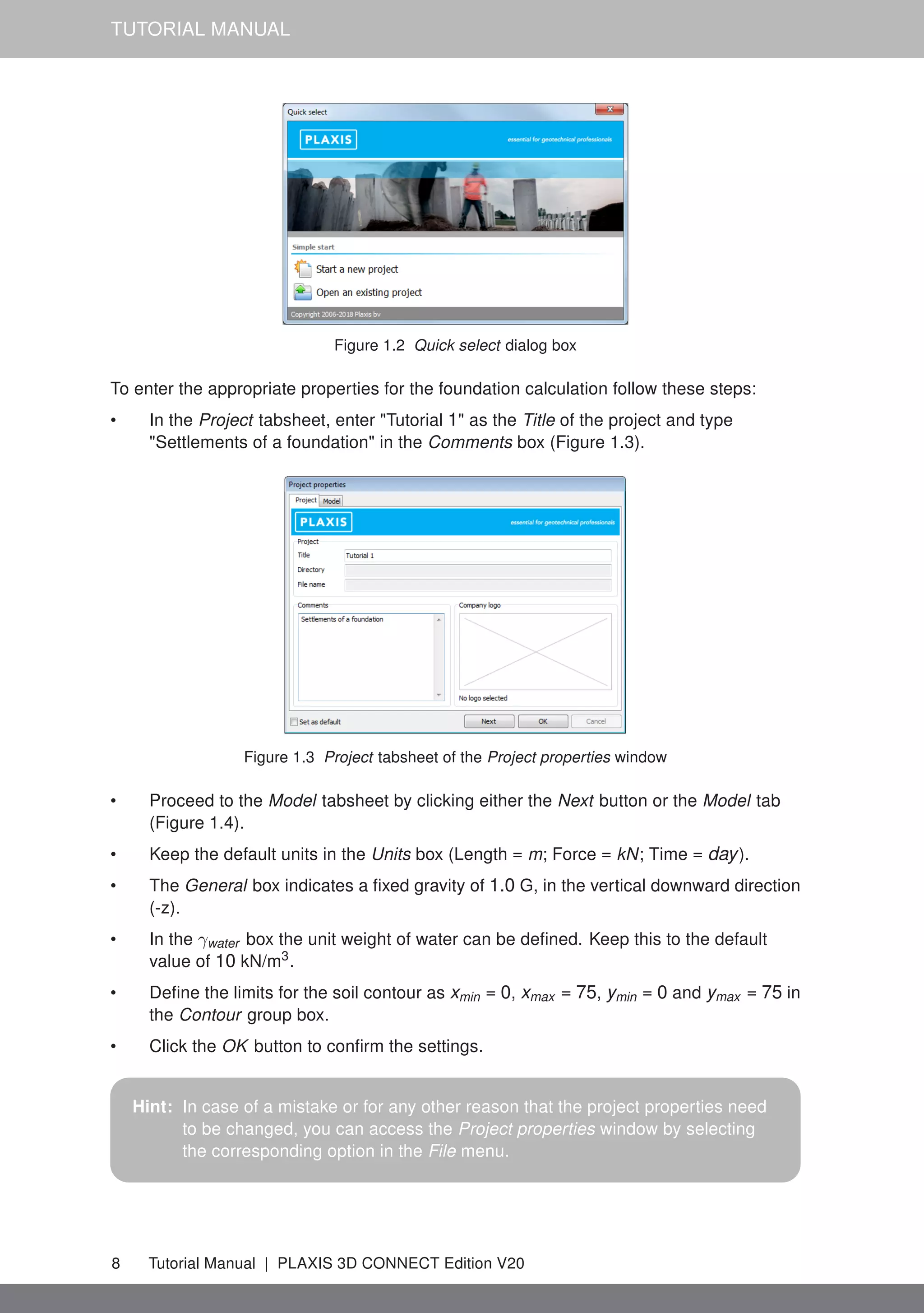 Plaxis 3d tutorial manual | PDF