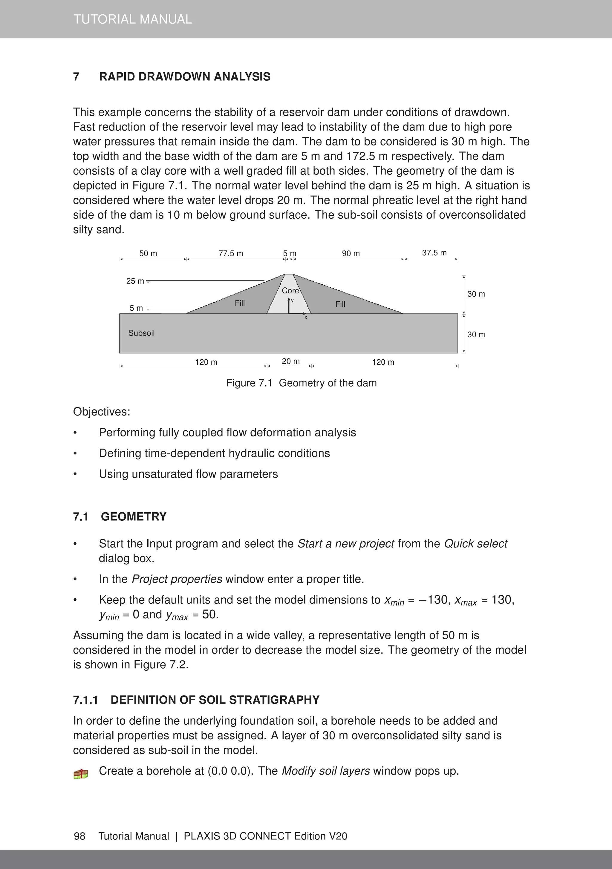 Plaxis 3d tutorial manual | PDF