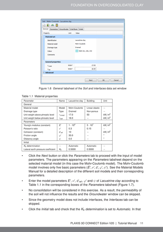 Plaxis 3d tutorial manual | PDF