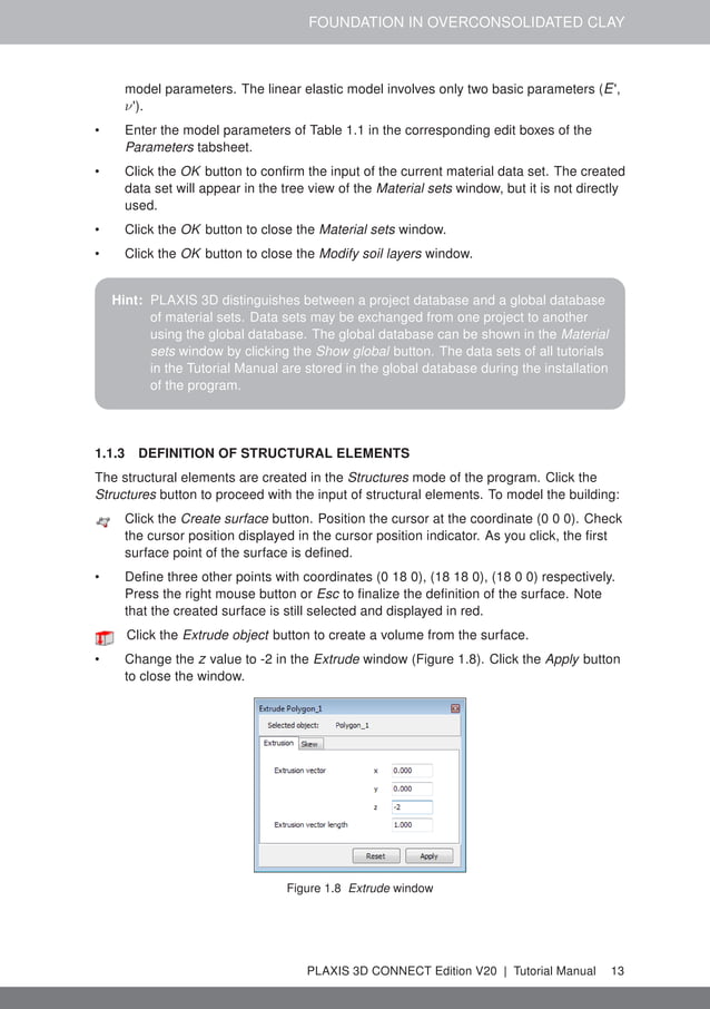 Plaxis 3d tutorial manual | PDF
