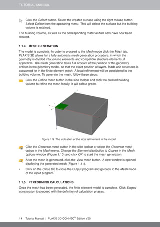 Plaxis 3d tutorial manual | PDF