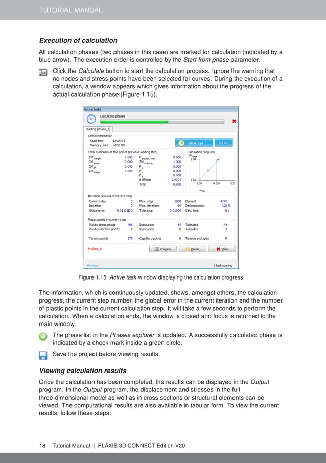 Plaxis 3d tutorial manual | PDF