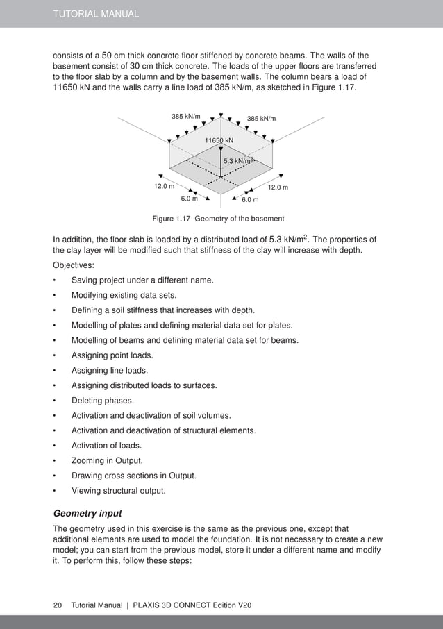 Plaxis 3d tutorial manual | PDF