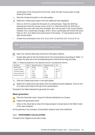 Plaxis 3d tutorial manual | PDF