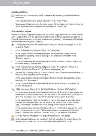 Plaxis 3d tutorial manual | PDF