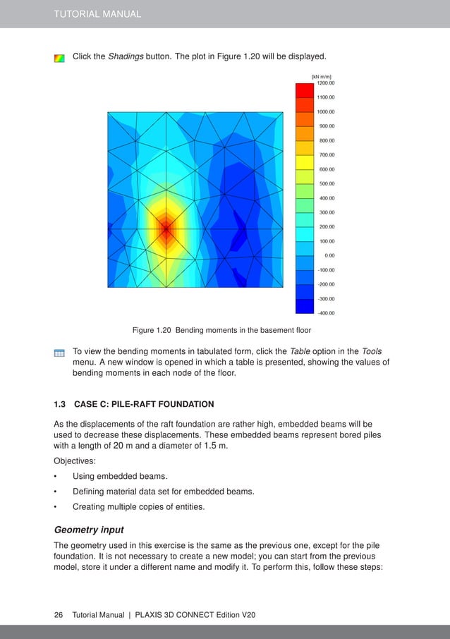 Plaxis 3d tutorial manual | PDF