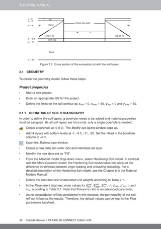 Plaxis 3d tutorial manual | PDF