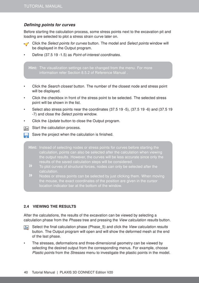 Plaxis 3d tutorial manual | PDF