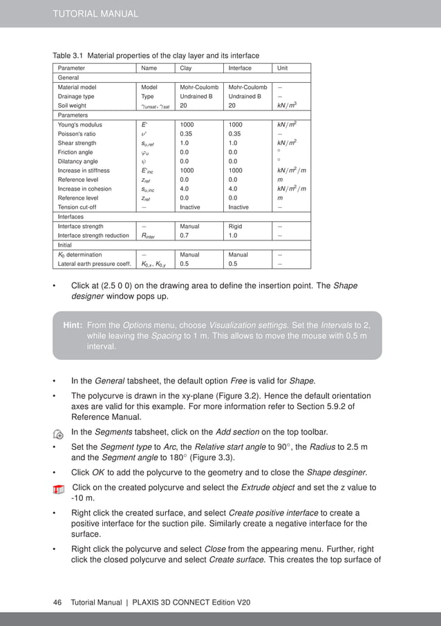 Plaxis 3d tutorial manual | PDF