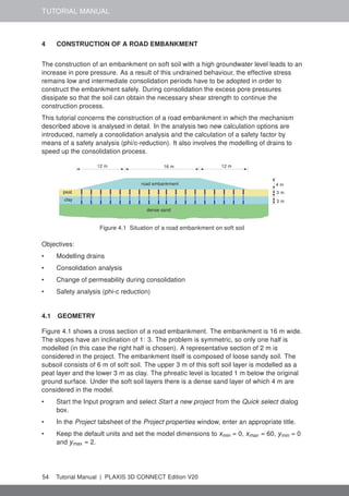 Plaxis 3d tutorial manual | PDF
