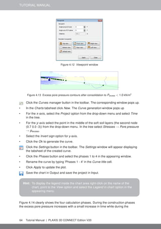 Plaxis 3d tutorial manual | PDF
