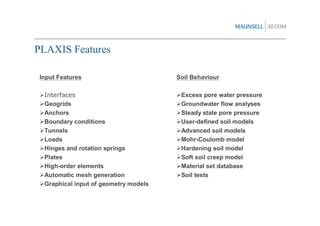 Plaxis Presentation | PDF