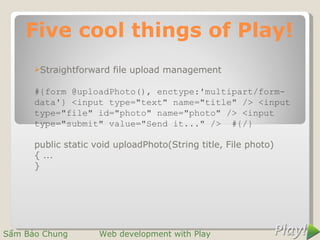 Play framework | PPT