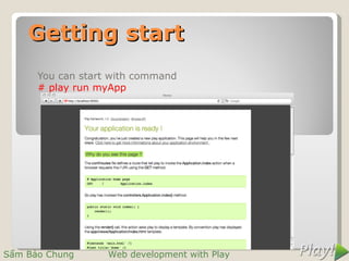 Play framework | PPT