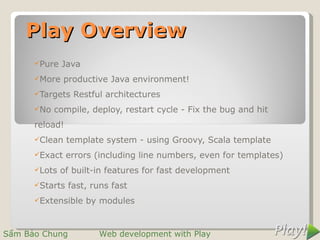 Play framework | PPT