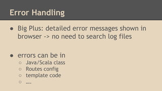 Play Framework | PPT