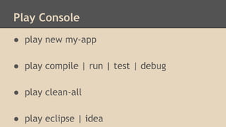 Play Framework | PPT