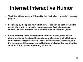 Co-constructed Humor | PPT | Shopping