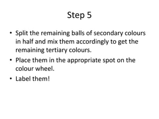 Play dough color wheel | PPT