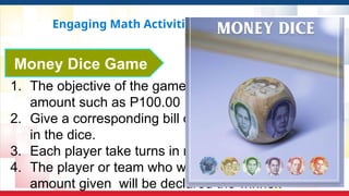 play-money for mathematics recreational. | PPTX