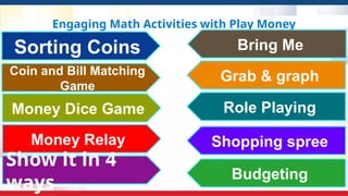 play-money for mathematics recreational. | PPTX