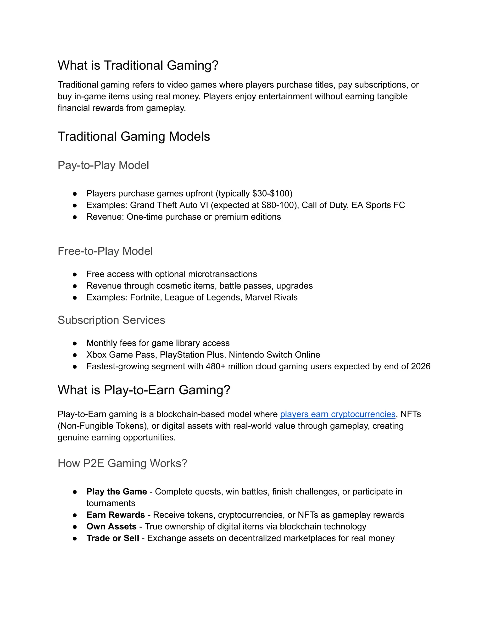 Play-to-Earn vs Traditional Gaming_ Which Model Wins in 2026.pdf